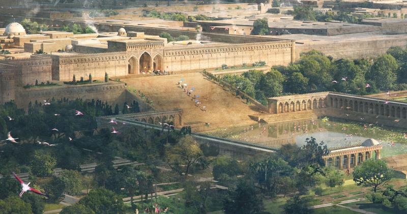 The Riverside Garden of the Caliphal Palace of Samarra | The Khalili ...